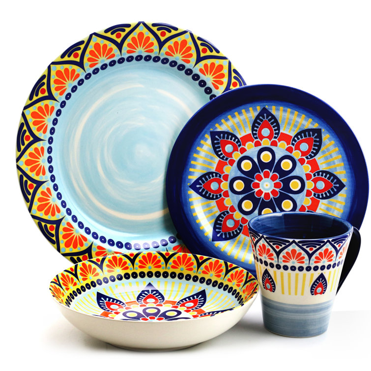World Menagerie Salt Creek Stoneware Dinnerware Set - Service for 4 ... World Menagerie Salt Creek Stoneware Dinnerware Set - Service for 4 ...